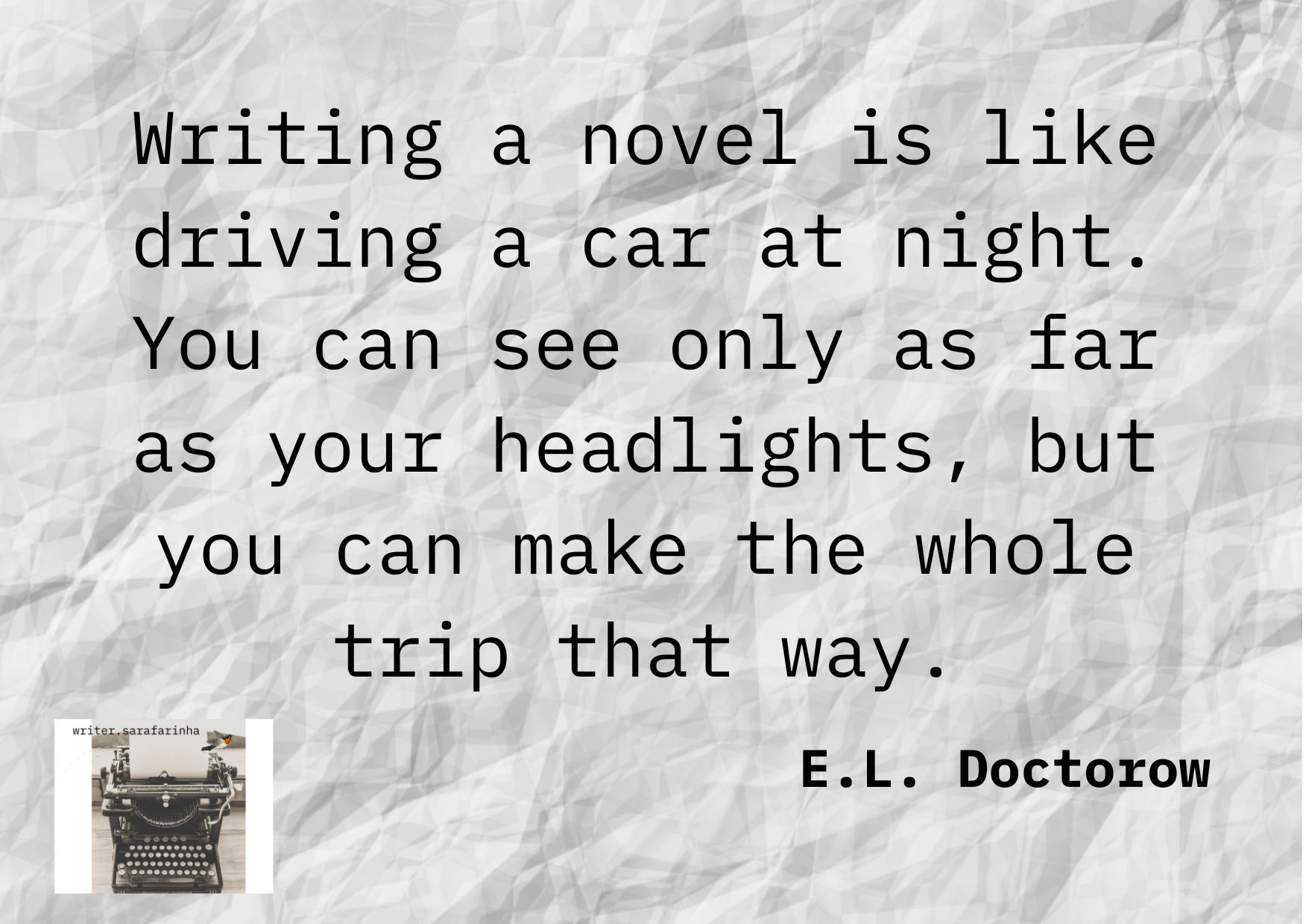 Writing a shitty first draft – writer.sarafarinha